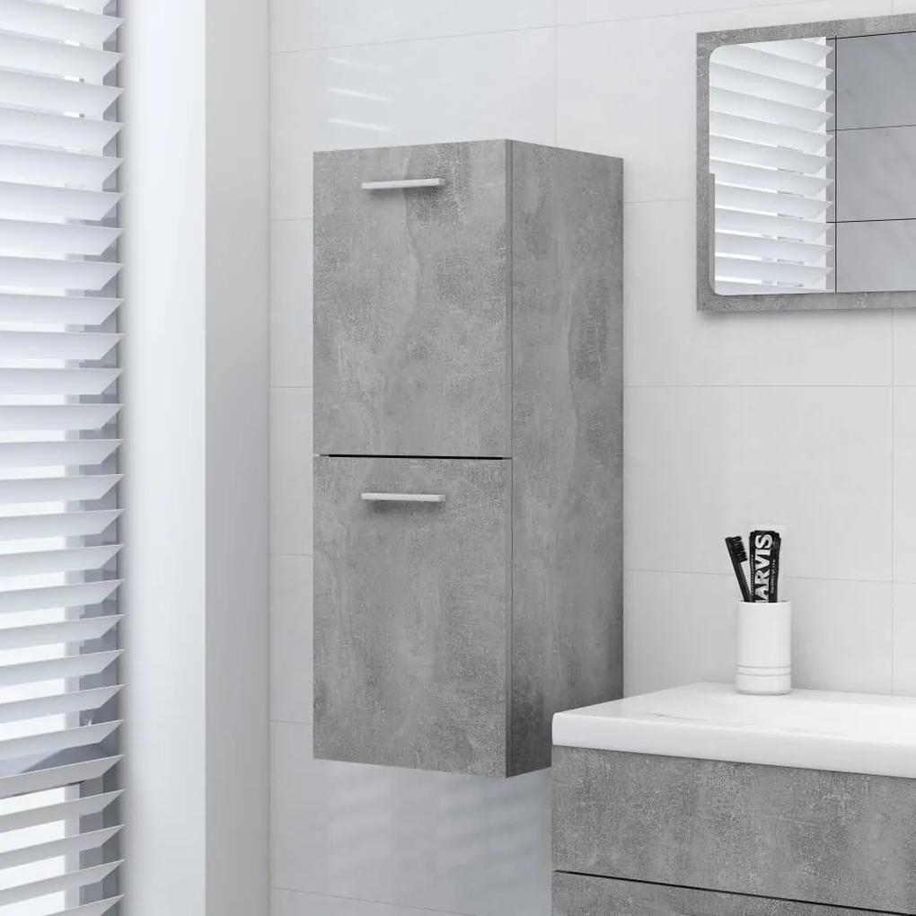 vidaXL Koupelnová skříňka 30 x 30 x 80 cm dřevotříska [804996] Barva: bílá s vysokým leskem