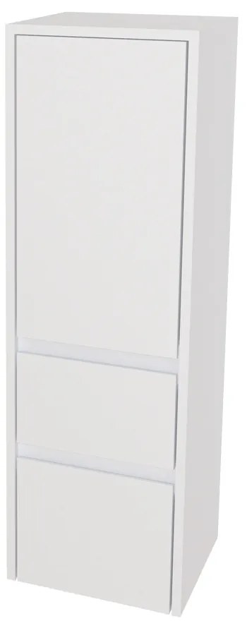 Mereo Mereo, Opto koupelnová skříňka vysoká 125 cm, levé otevírání, Multidecor, CN995LBIEL