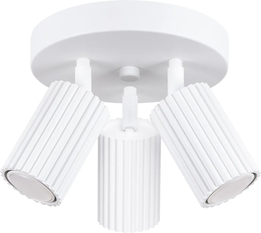 Sollux Lighting Stropní svítidlo KARBON 3P bílé