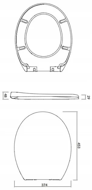 Cersanit President, antibakteriální toaletní sedátko z duroplastu s pomalým zavíráním, bílá, K98-0074