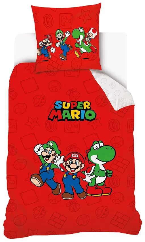 Dětské povlečení super mario luigi a yoshi