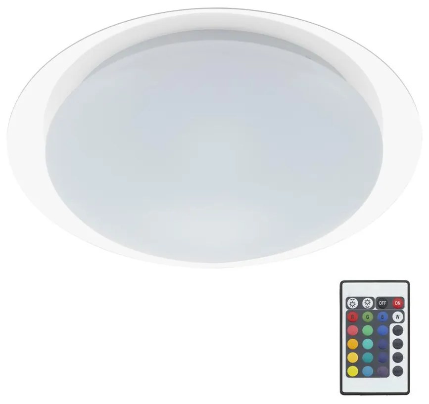 Briloner Briloner 3493-016 - LED RGB Stmívatelné stropní svítidlo 1xLED/12W/230V + dálkové ovládání IP44 BL0328