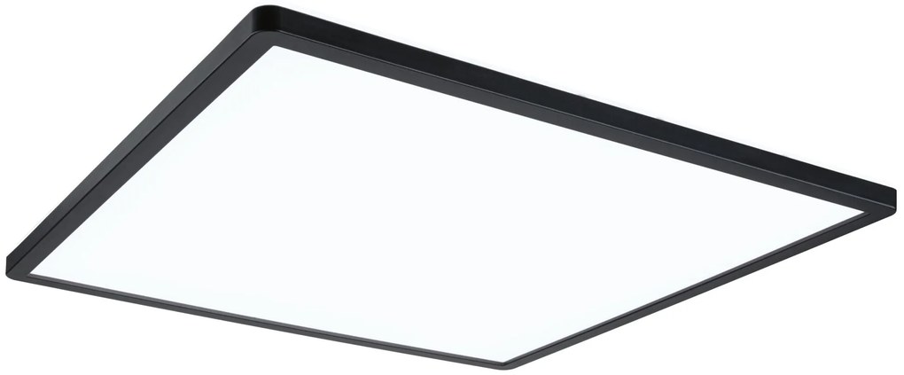 Paulmann 71016 Atria Shine, černé stropní svítidlo s korónou, 22W LED 4000K tříkrokové stmívání, 42x42cm