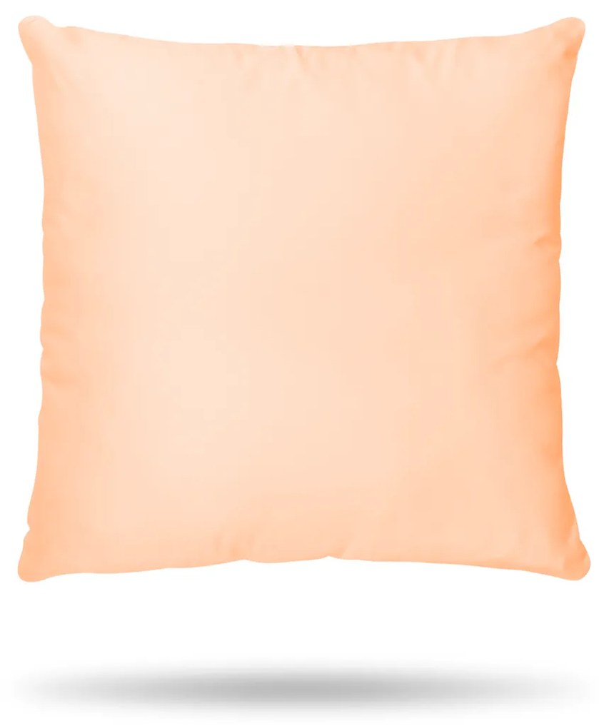 Bavlněný povlak na polštář meruňkový Rozměr: 50x50