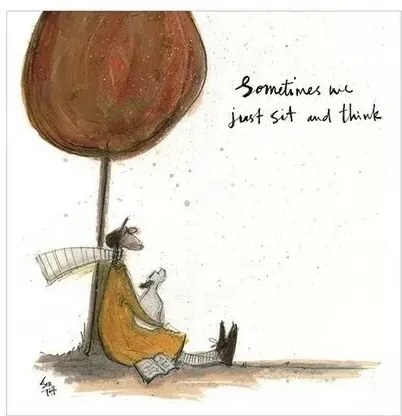 Umělecký tisk Sam Toft - Sometimes We Just Sit and Think, Sam Toft, (30 x 30 cm)