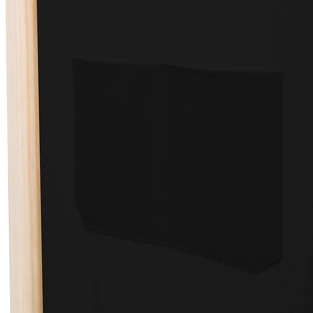 vidaXL 3dílný paraván 120 x 170 x 4 cm textil [248183] Barva: Černá