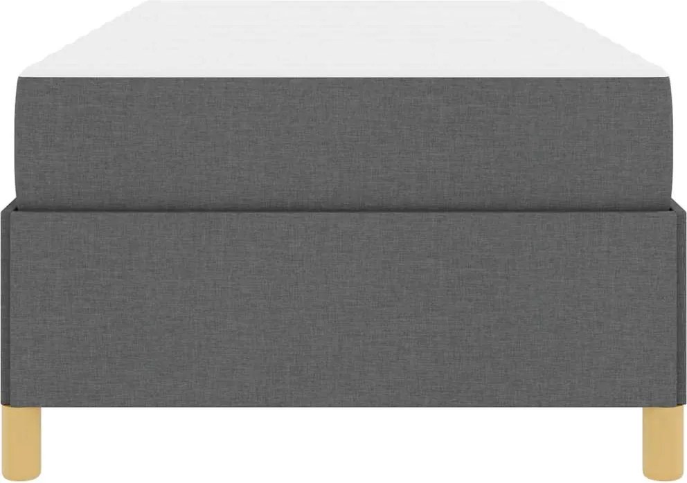 Rám postele Tmavě šedá 90 x 190 cm textil 3398900