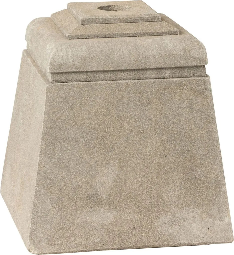 Šedý betonový stojan na slunečník Parra - 28*28*30 cm