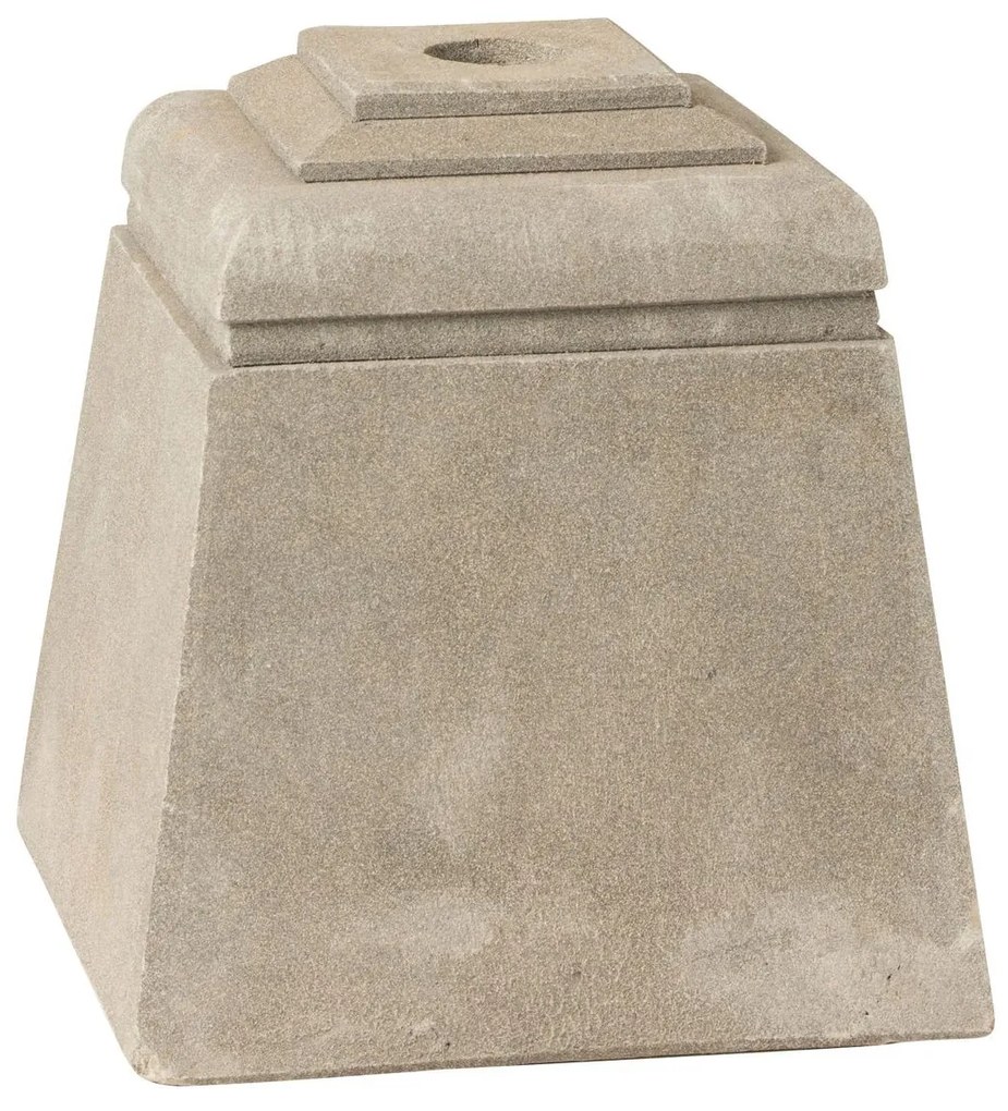 Šedý betonový stojan na slunečník Parra - 28*28*30 cm
