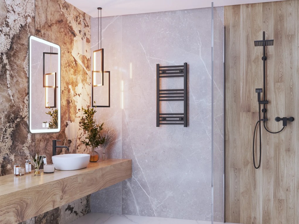 Gamma Erga Basic, topné těleso 800x400 mm, 273 W, bílá, ERG-LAV-BASIC-8040-WH