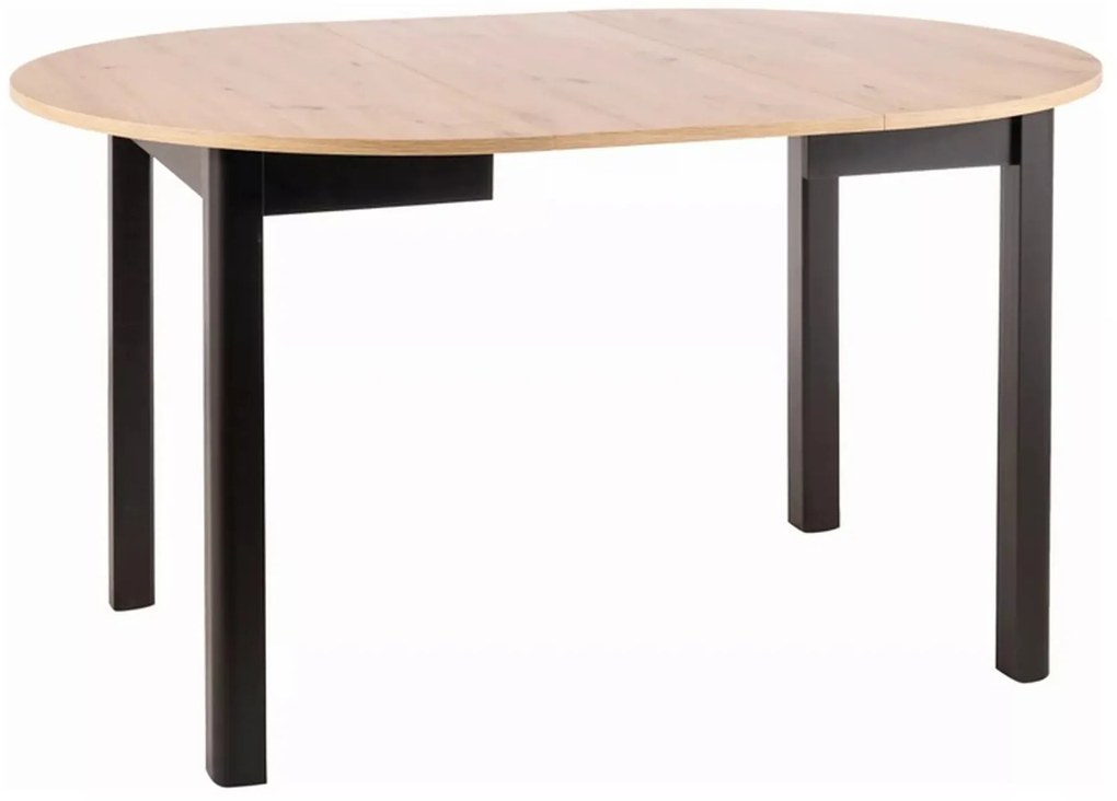 Rozkládací jídelní stůl Dante I 102/144 cm dub artisan/černý