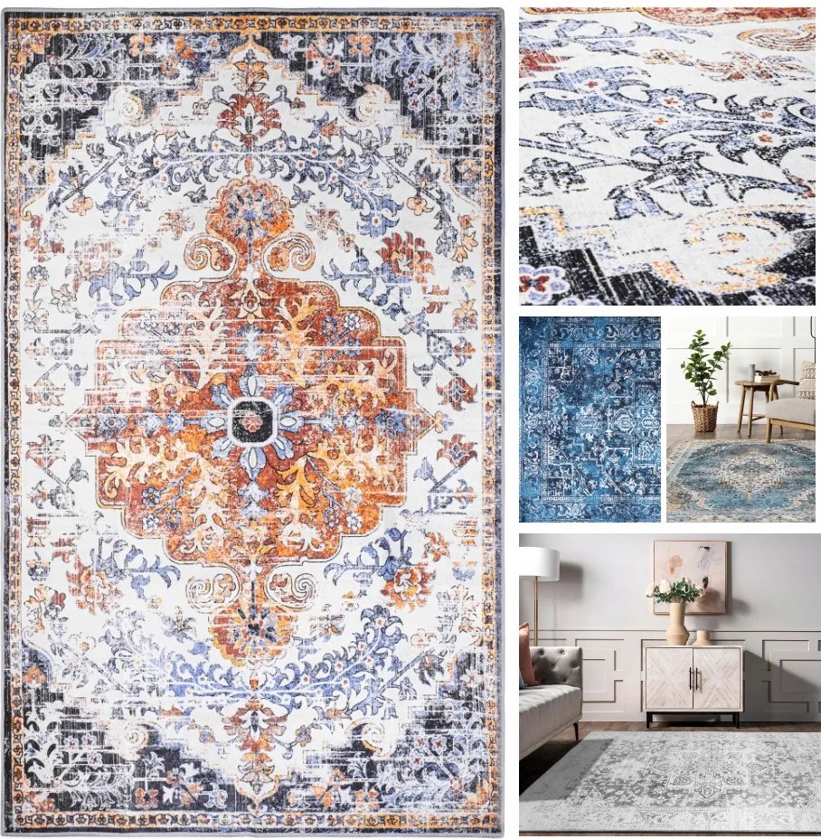 Koberec 180x260 Boho Design Vzory Tlustý Orientální