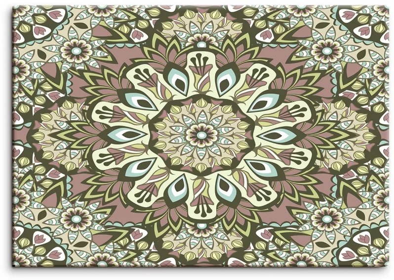 Obraz mandala retro Velikost (šířka x výška): 120x80 cm