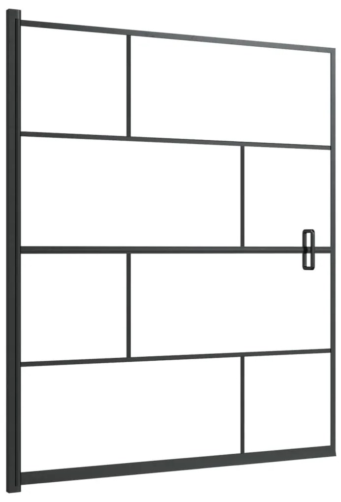 Sprchový Kout Esg Černý - 80 x 140 cm