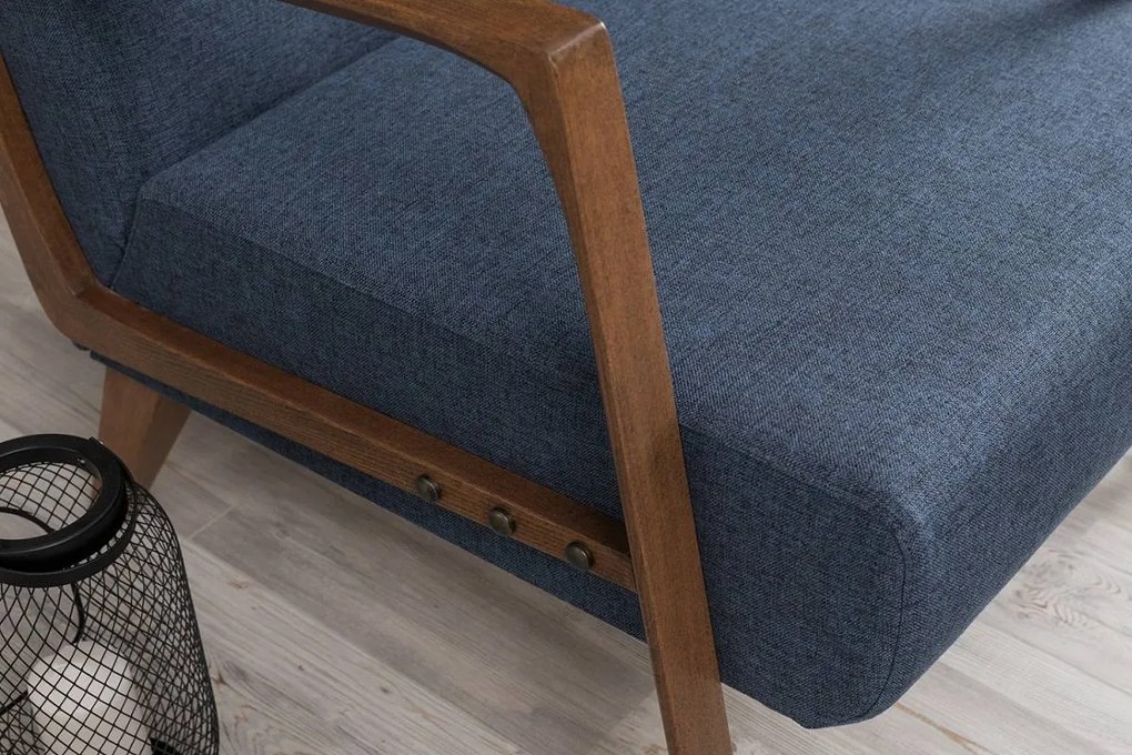 Designové křeslo Tamarix modré
