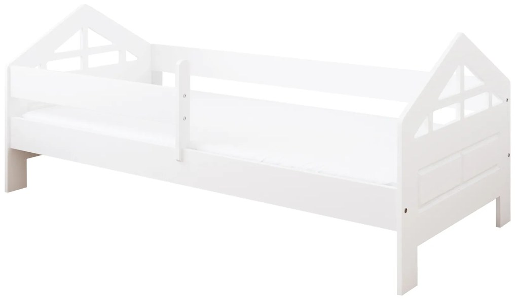 BabyBeds Dětská postel ALA Velikost postele: 160x80 cm, Barevné provedení: Dub, Úložný prostor: Ne, bez úložného prostoru Bílá