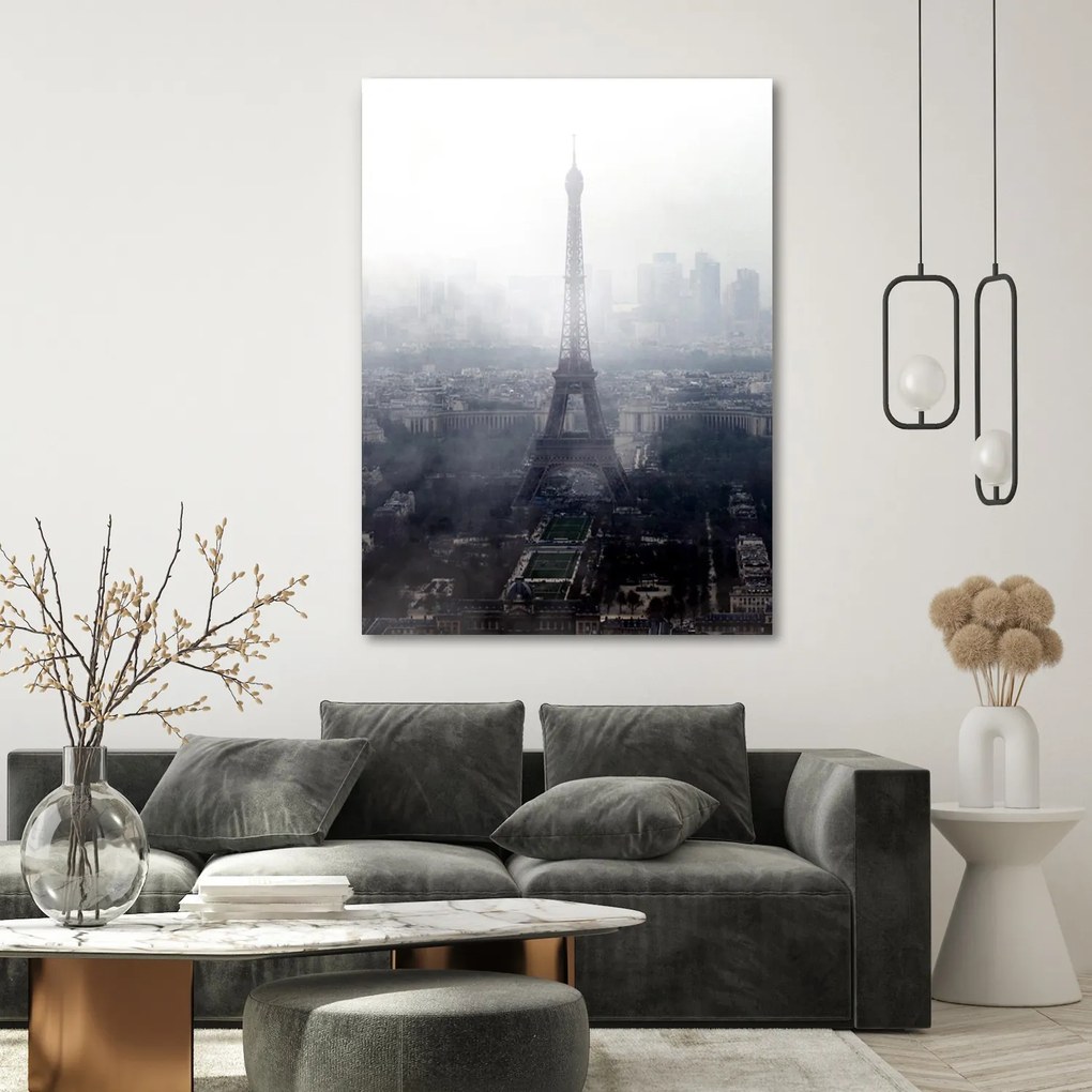 Gario Obraz na plátně Eiffelova věž v mlze - Dmitry Belov Rozměry: 40 x 60 cm
