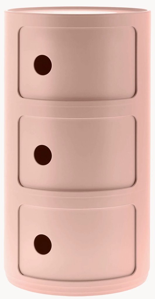 Designový odkládací stolek Componibili, 3 moduly