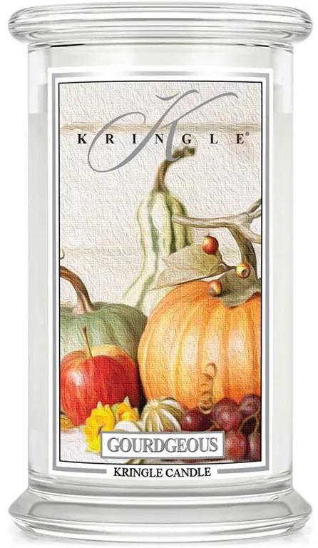 Kringle Candle – vonná svíčka Gourdgeous (Dýňové latte), 624 g
