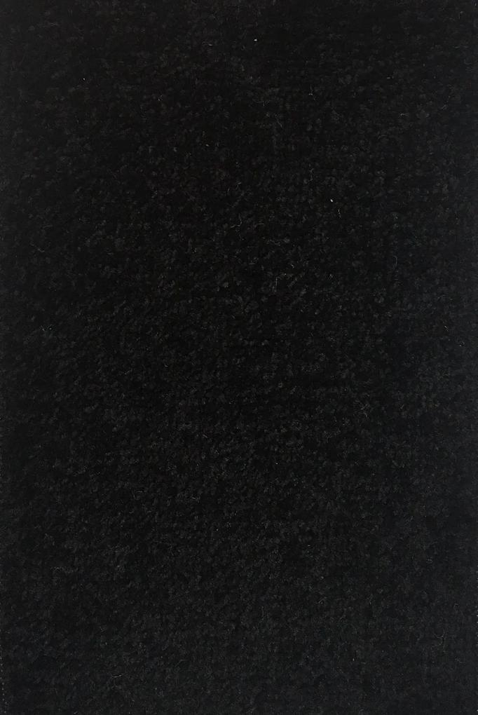Moderní kusový koberec Eton | černý Typ: 80x120 cm