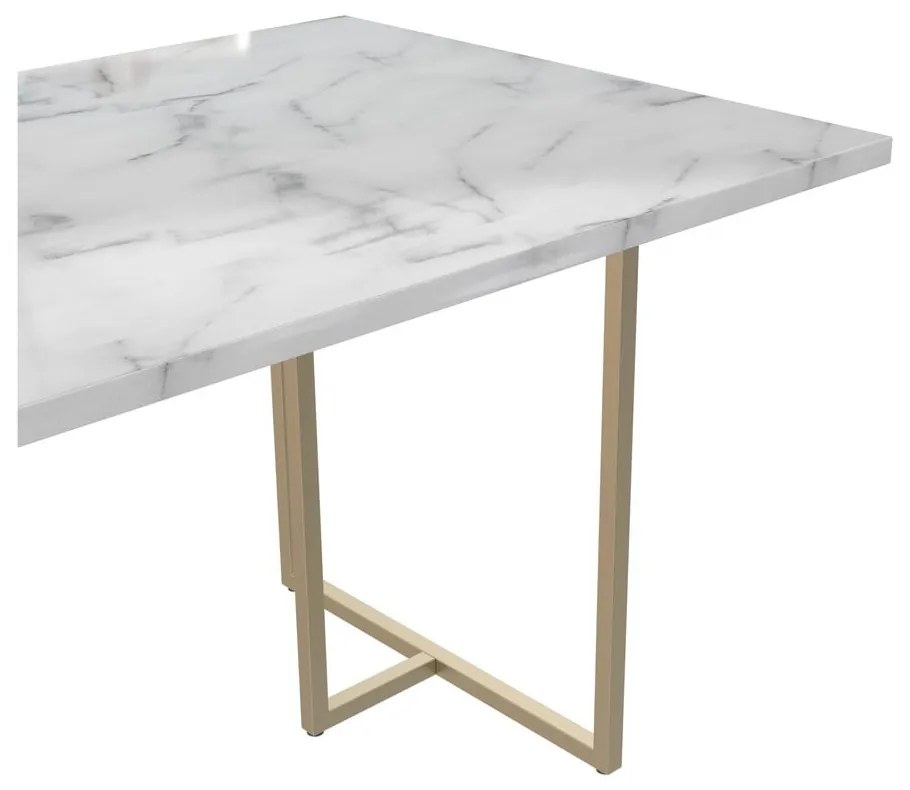 Jídelní stůl s deskou v dekoru mramoru 90x160 cm Astor – Støraa