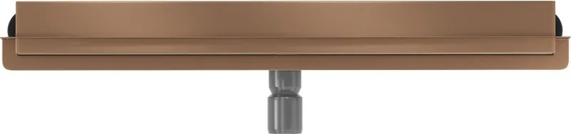 Mexen Flat Wall nástěnný liniový odtok 2v1 50 cm, kartáčovaná měď - 1C30050