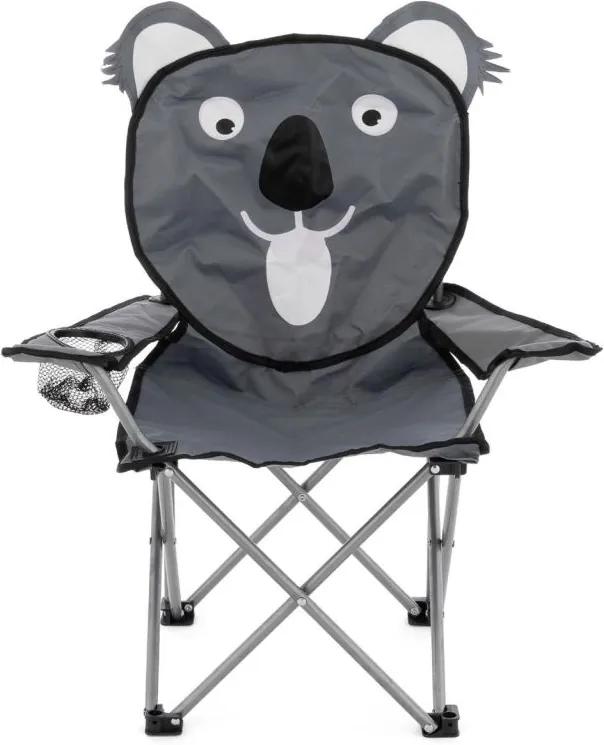 Divero Dětská skládací kempingová židle - motiv koala | BIANO