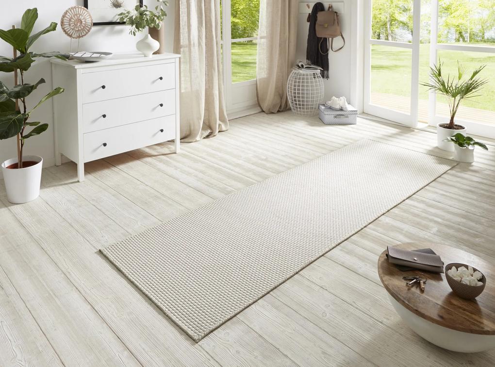 BT Carpet - Hanse Home koberce Běhoun Nature 104270 Ivory ROZMĚR: 80x450