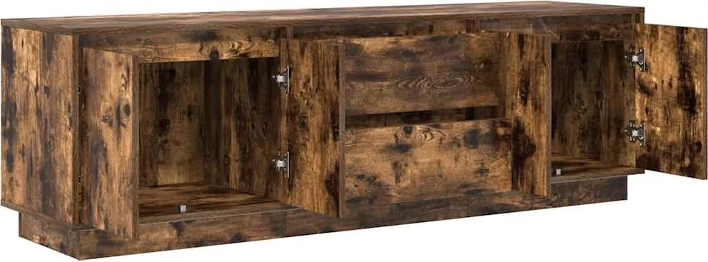TV skříňka s LED světly Uzený dub 160,5x41x50 cm 3328430