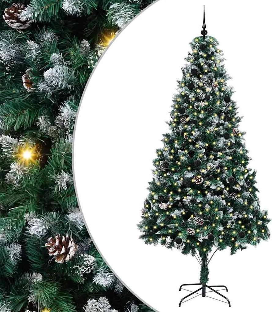 Umělý vánoční stromeček Zelená 240 cm PVC, ocel a plast 3396283
