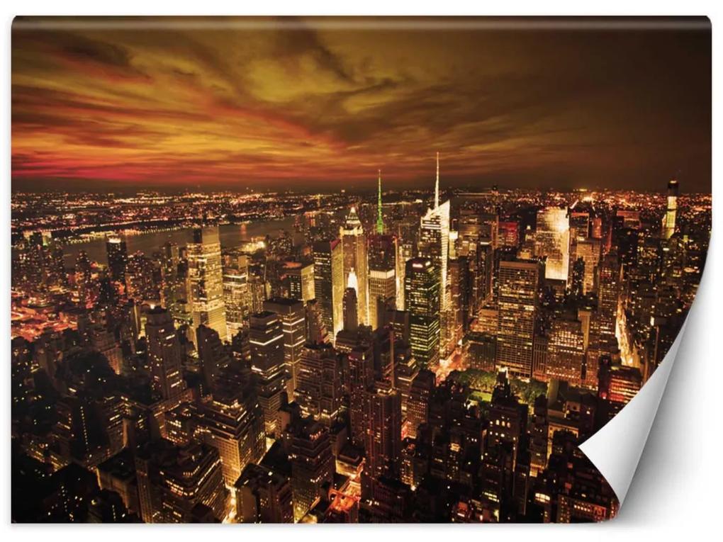 Fototapeta, Půlnoční Manhattan - 300x210 cm