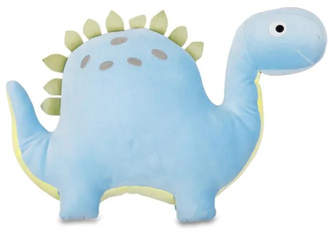 Plyšák - polštářek - Dinosaurus modrý