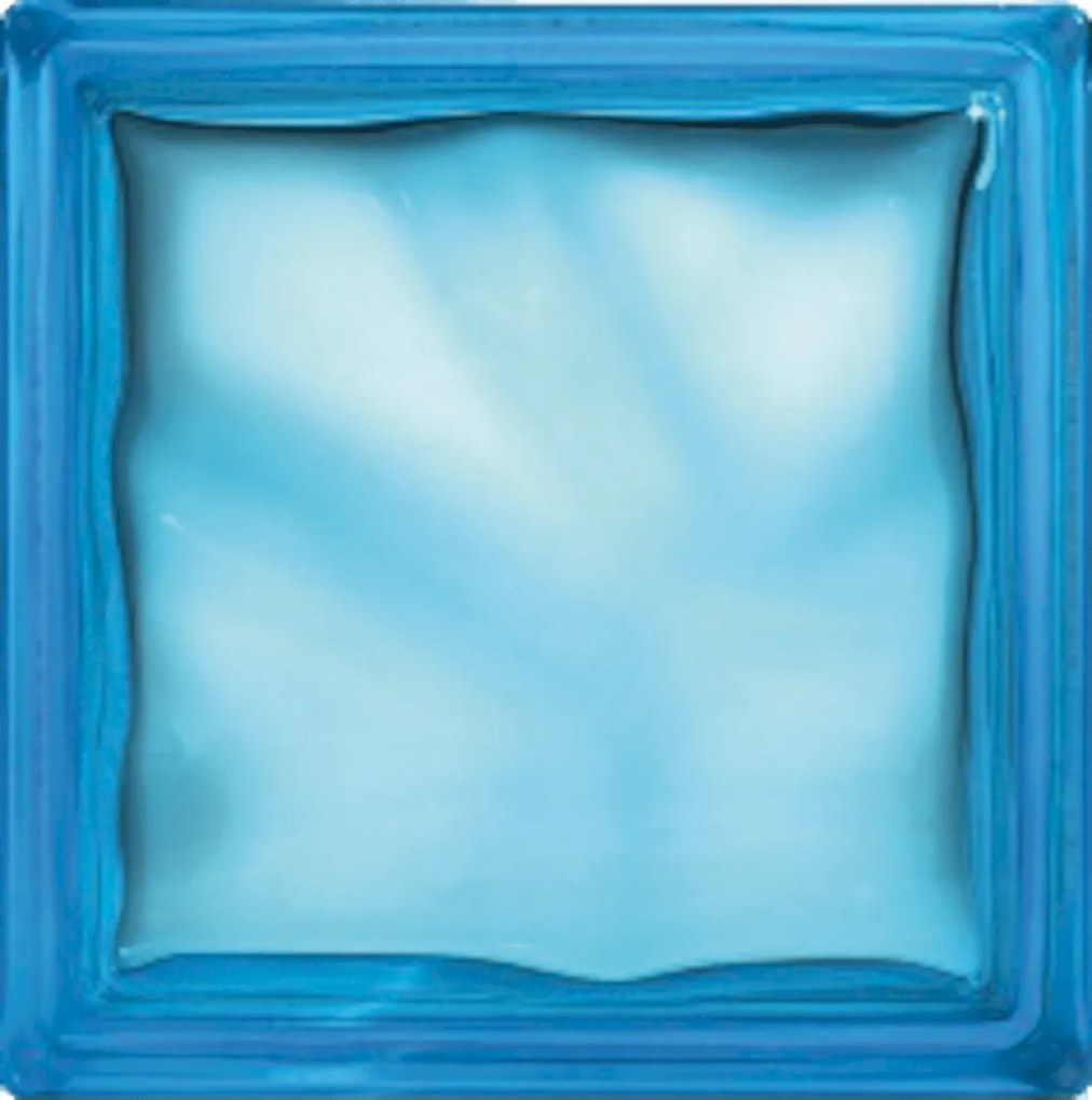 Luxfera Glassblocks azur 19x19x8 cm lesk 1908WAZUR