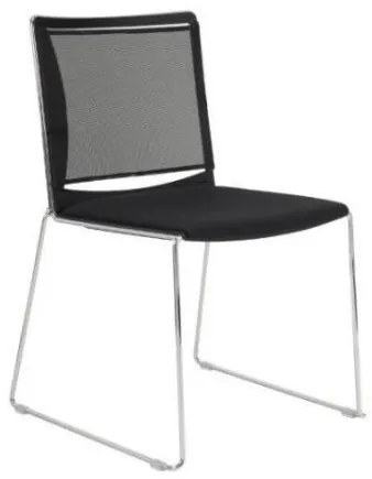 Alba Židle FILO síť s plastovým sedákem bez područek Barva plastu Alba tmavě červená Bez sklopného stolku