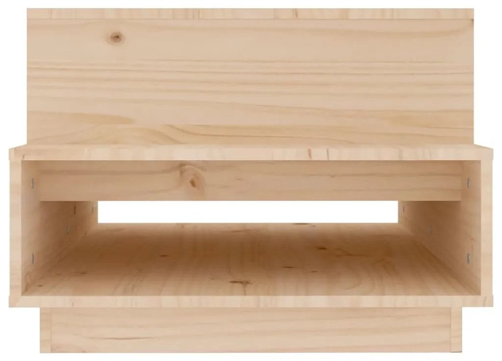 Konferenční stolek 80x55x40,5 cm masivní borové dřevo - Default Title