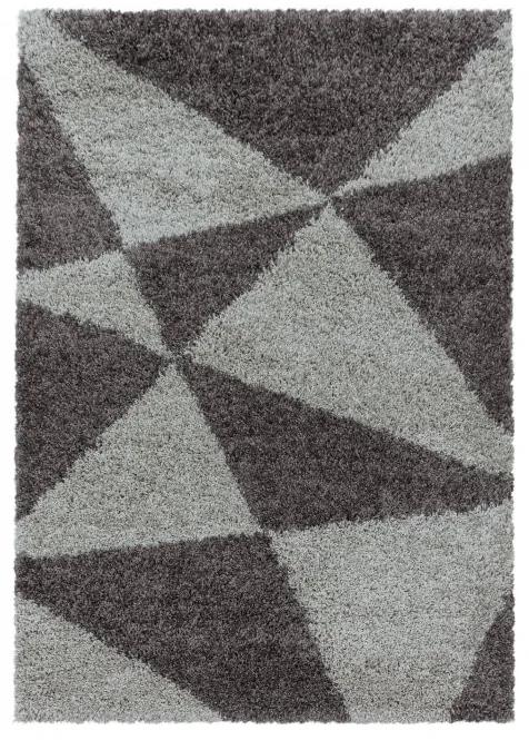 Vopi | Kusový koberec Tango shaggy 3101 taupe - Kruh průměr 160 cm