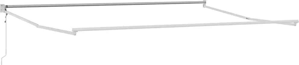 Stahovací markýza Červená a černá 350 x 250 cm Látka a hliník 3330226