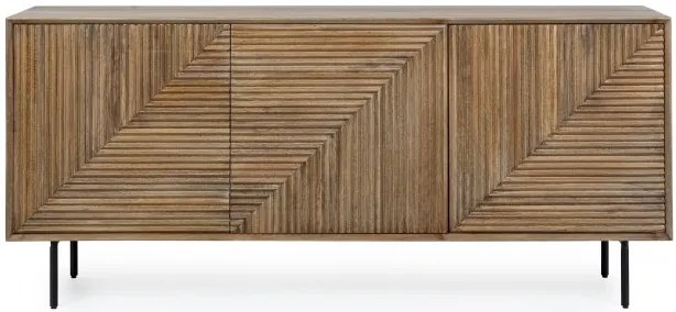 BIZZOTTO příborník DARSEY se 3 dvířky 83x184 cm 0746873