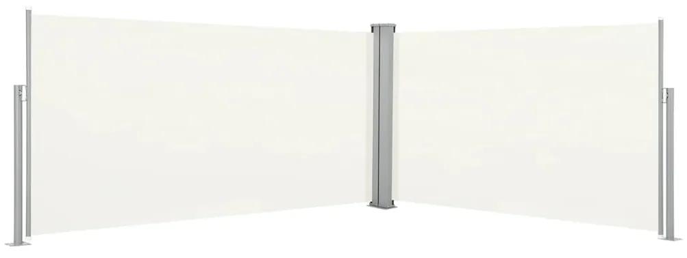 Zatahovací postranní markýza / zástěna, 160x600 cm, krémová - Default Title