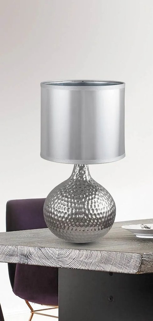 Stolní lampa ROZIN, chromovaná Rabalux ROZIN 004978