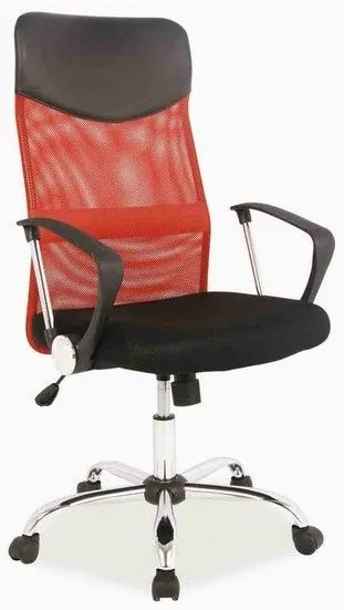 Kancelářská otočná židle Q-025 - červená