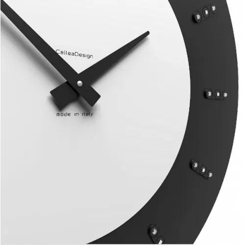 Designové hodiny 10-210 CalleaDesign Vivyan Swarovski 60cm (více barevných variant) Barva grafitová (tmavě šedá)-3 - RAL9007