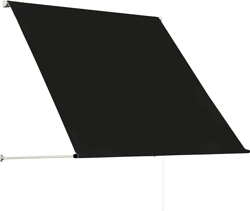 Zatahovací markýza antracitová 150 x 150 cm 143758