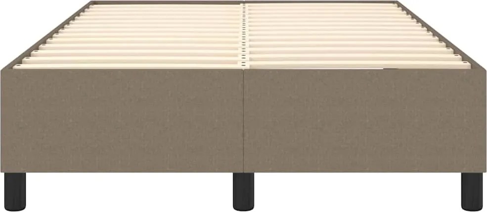 Rám postele s boxspringem taupe 120 x 200 cm textil 3120850