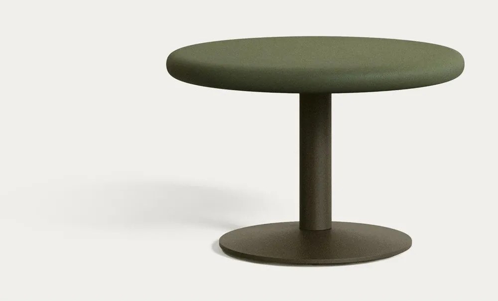 Kulatý zahradní konferenční stolek s betonovou deskou ø 70 cm Esilda – Kave Home