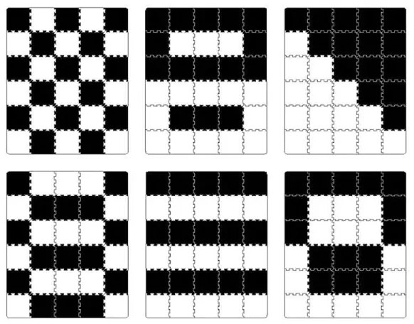 KINDERKRAFT - Pěnové puzzle LUNO 30ks černá/bílá