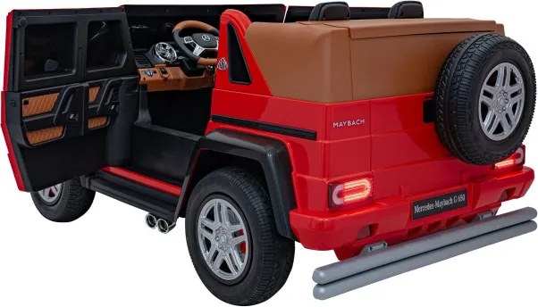 Elektrické autíčko Mercedes Benz MAYBACH G650 červené