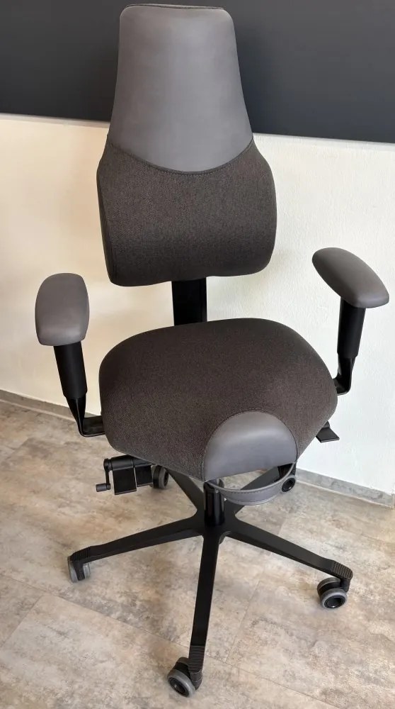 Prowork Zdravotní židle THERAPIA STANDI standardní – na míru, eko kůže, NX18/CX18 GREY