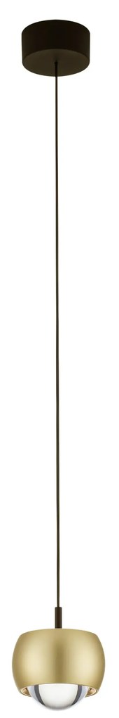 LED zlatý moderní lustr Conga
