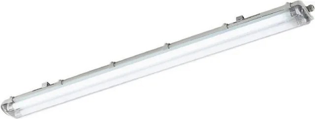 FAN LED-ATLANTIC-ST-120 Prachotěsné svítidlo ATLANTIC 2x T8, IP65, 129 x 5,6 x 11,5 cm - FANEUROPE